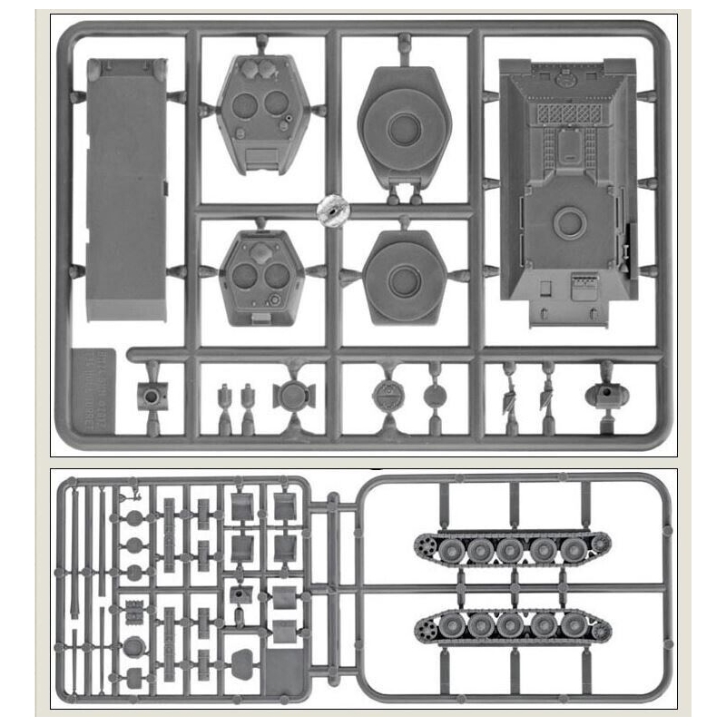 Soviet T34 (76 or 85) Medium Tank Sprue 15mm WWII BATTLEFRONT FLAMES OF WAR
