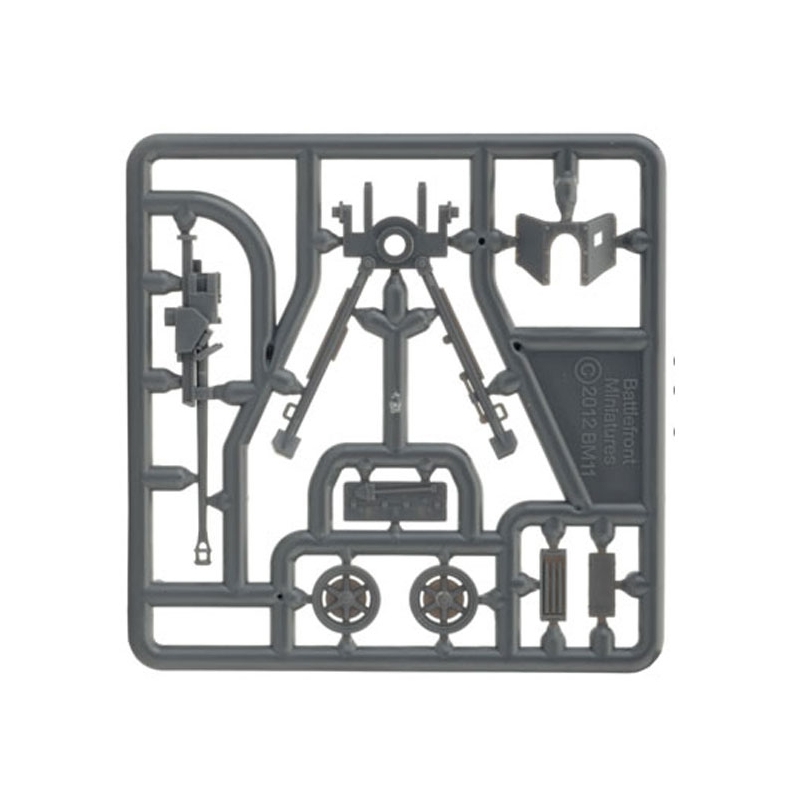 German PaK 40 75mm AT Gun Sprue w/crew/base 15mm WWII BATTLEFRONT ...