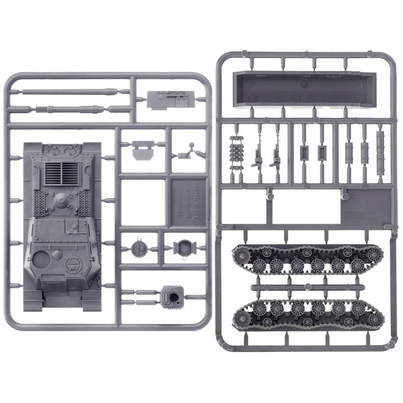 Soviet ISU-122/152 Heavy Tank Destroyer Sprue 15mm WWII BATTLEFRONT ...