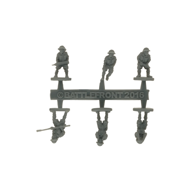 British 8th Army 25pdr Gun w/crew Sprue 15mm WWII BATTLEFRONT FLAMES OF WAR