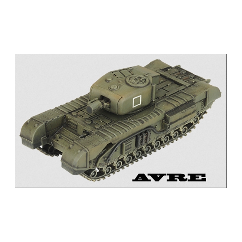 British Churchill or AVRE Heavy Tank Sprue 15mm WWII BATTLEFRONT FLAMES ...