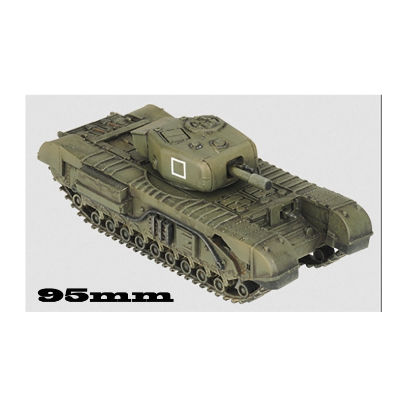 British Churchill or AVRE Heavy Tank Sprue 15mm WWII BATTLEFRONT FLAMES ...