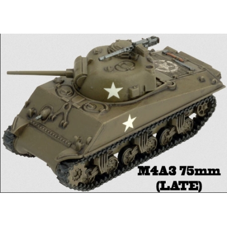 US Sherman M4A3/A2 (Late) 75/76/105mm Tank Sprue 15mm WWII BATTLEFRONT ...