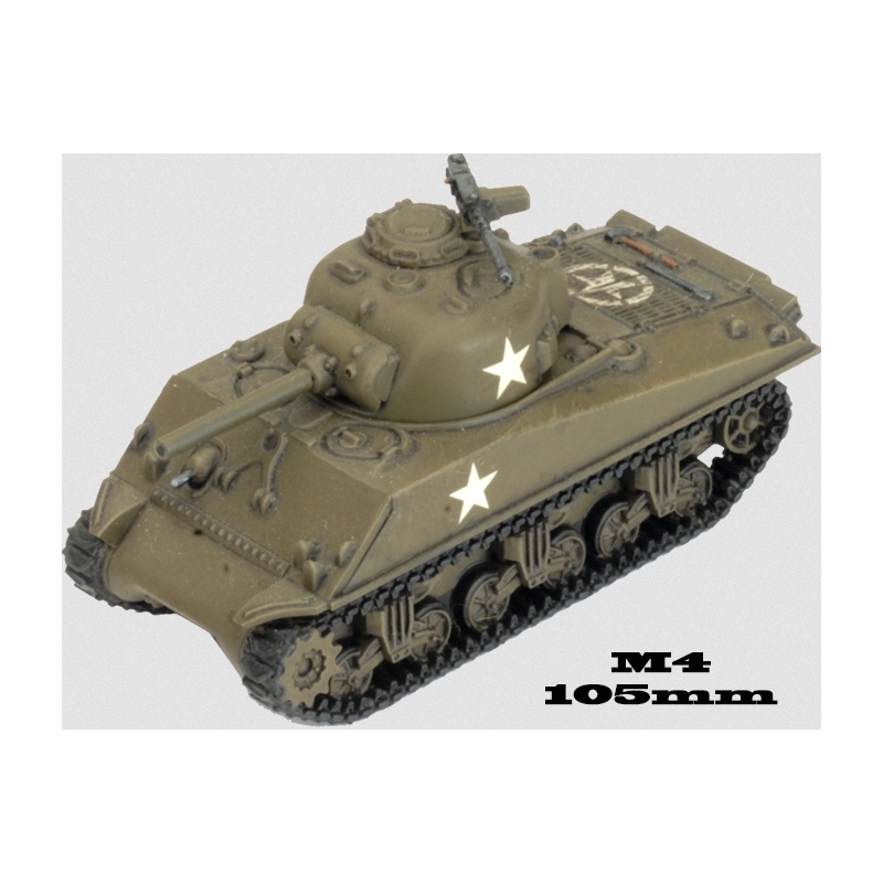 US Sherman M4A3/A2 (Late) 75/76/105mm Tank Sprue 15mm WWII BATTLEFRONT ...
