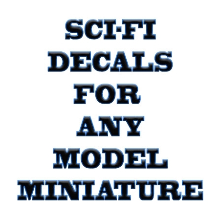 Generic Sci-Fi Decals Sheet 7 (ARIADNA DECALS 03) PLAST CRAFT