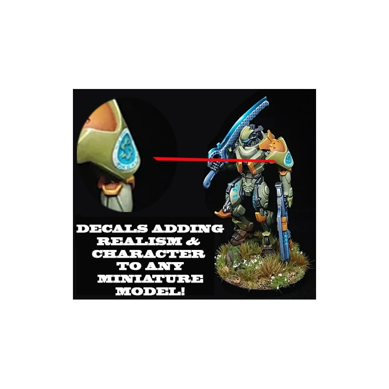 Generic Sci-Fi Decals Sheet 1 (COMBINED ARMY 03) PLAST CRAFT