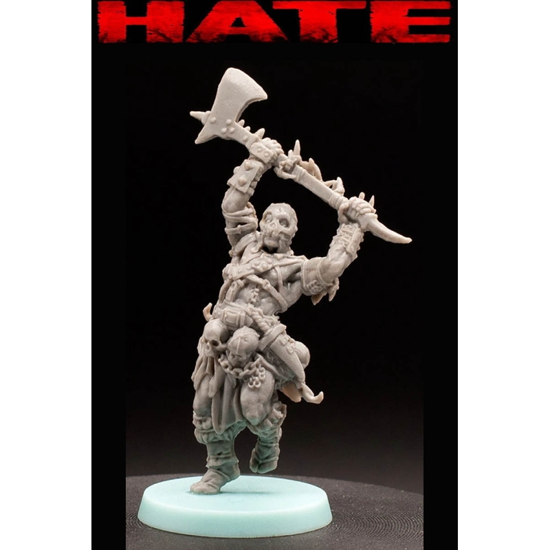 Um'Cordu Warrior A Barbarian Chaos HATE GAME MINIATURES CMON