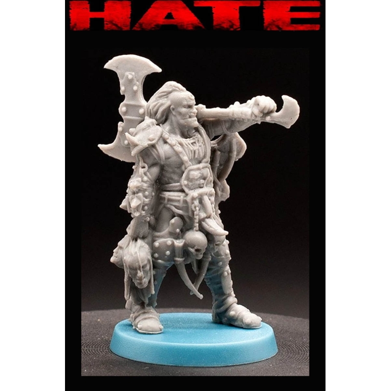 Um'Gorr Warrior B Barbarian Chaos HATE GAME MINIATURES CMON
