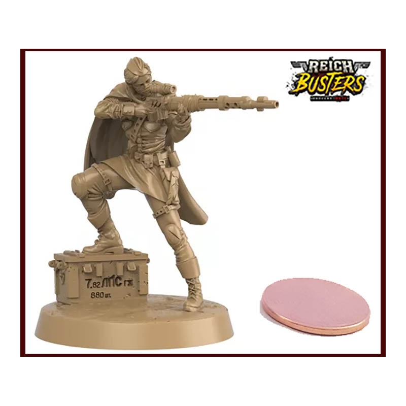 Russian Red Hawk Enhanced Hero 32mm REICHBUSTERS MYTHIC GAMES