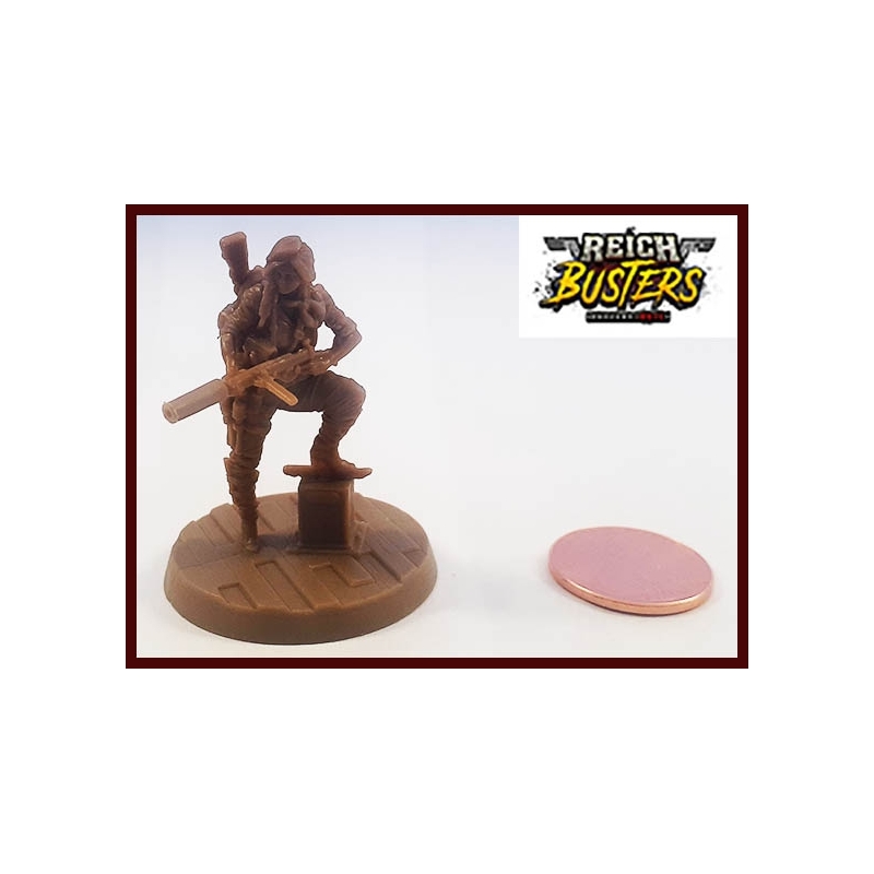French Claudine Enhanced Hero 32mm REICHBUSTERS MYTHIC GAMES