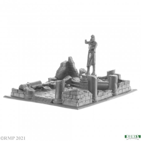 RUINED TEMPLE SET REAPER MINIATURES BONES BLACK