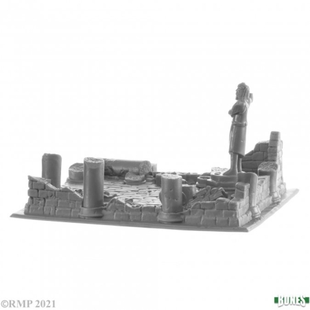 RUINED TEMPLE SET REAPER MINIATURES BONES BLACK