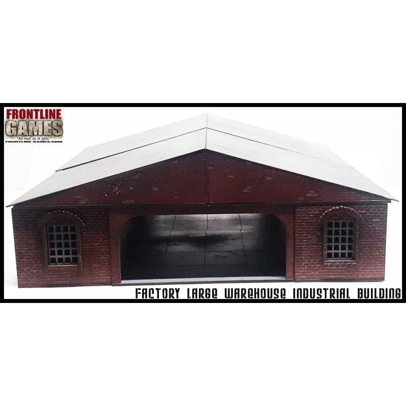 Factory Large Industrial Building Pre painted Laser cut 28mm WWII ...