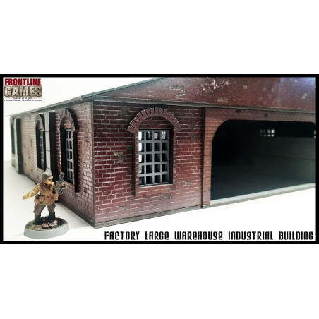 Factory Large Industrial Building Pre painted Laser cut 28mm WWII ...