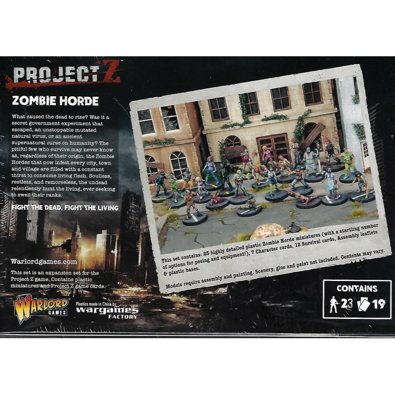 PROJECT Z Zombie Horde WARLORD GAMES PROJECT Z Zombie Horde WARLORD GAMES