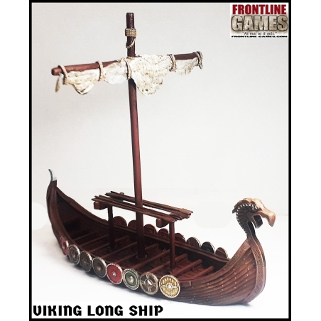 VIKING LONG SHIP - DRAGON HEAD! 28mm Model FRONTLINE GAMES
