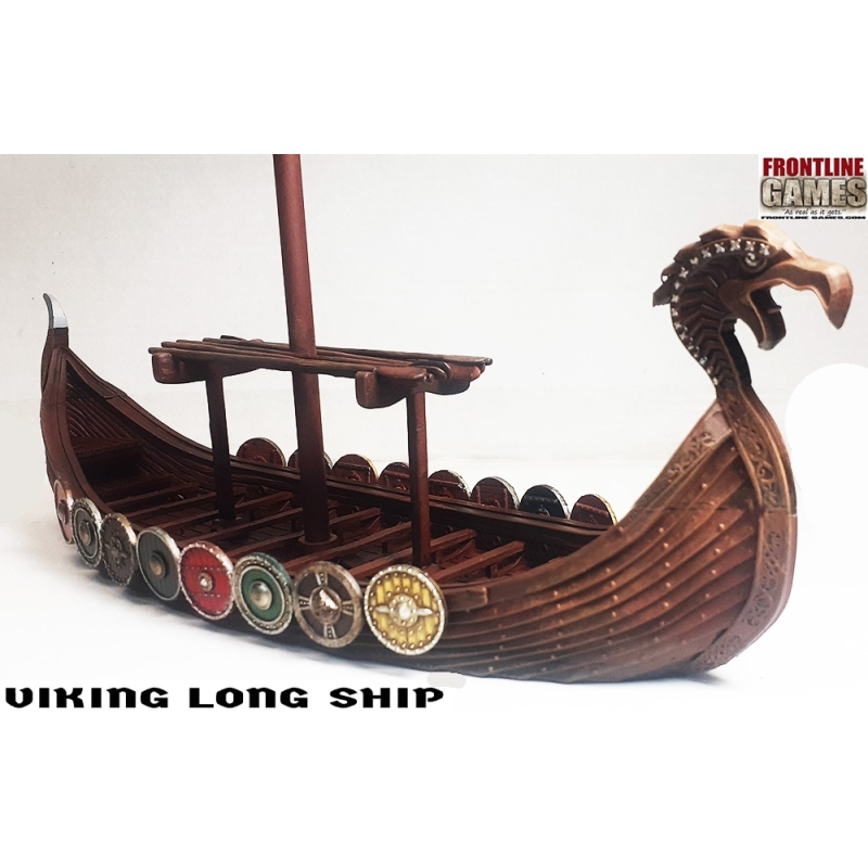 VIKING LONG SHIP - DRAGON HEAD! 28mm Model FRONTLINE GAMES