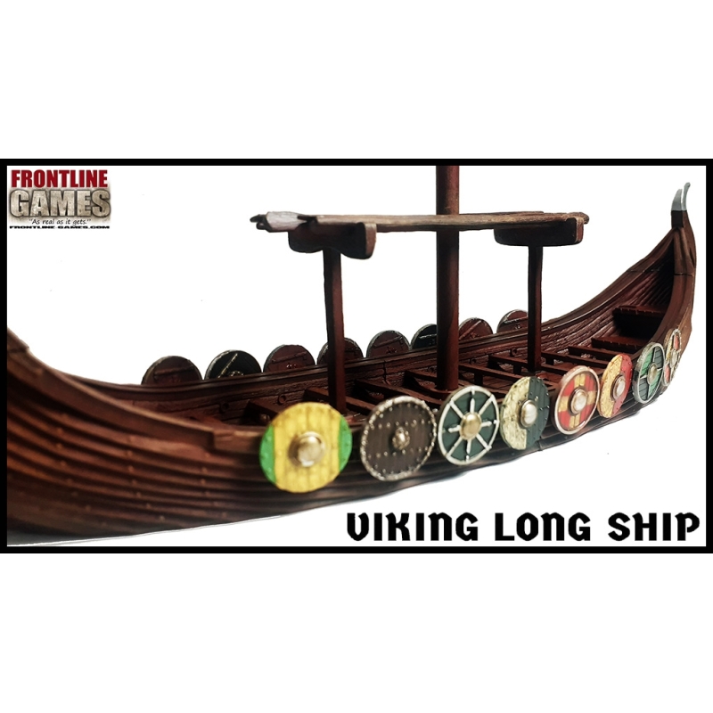 VIKING LONG SHIP - DRAGON HEAD! 28mm Model FRONTLINE GAMES