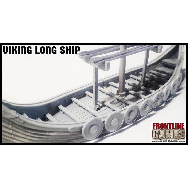 VIKING LONG SHIP - DRAGON HEAD! 28mm Model FRONTLINE GAMES