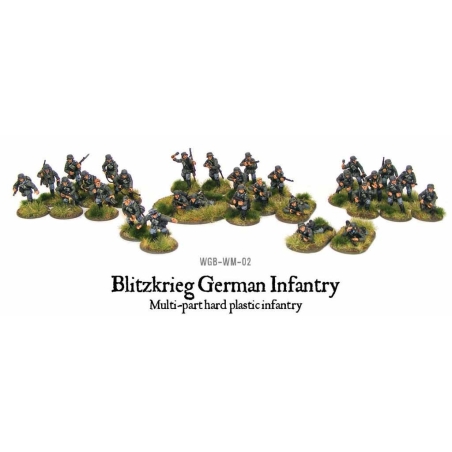 German Blitzkrieg Infantry Sprue 28mm WWII WARLORD GAMES