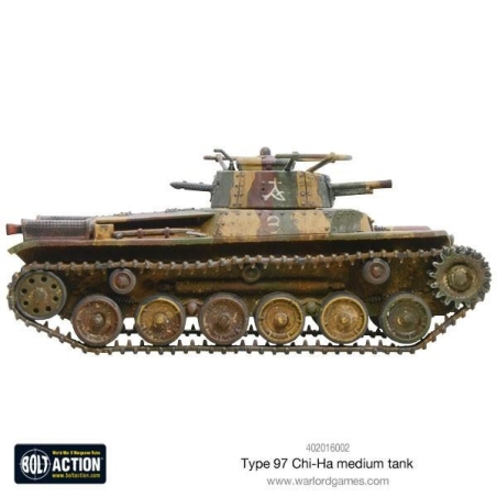 Imperial Japanese Chi-Ha tank Medium Plastic Tank 28mm WWII WARLORD GAMES