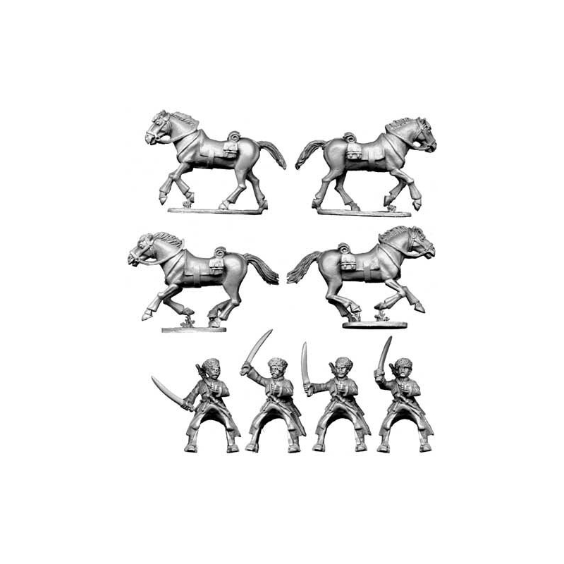 Russian Soviet Russian Cossack Cavalry 28mm COPPLESTONE CASTINGS