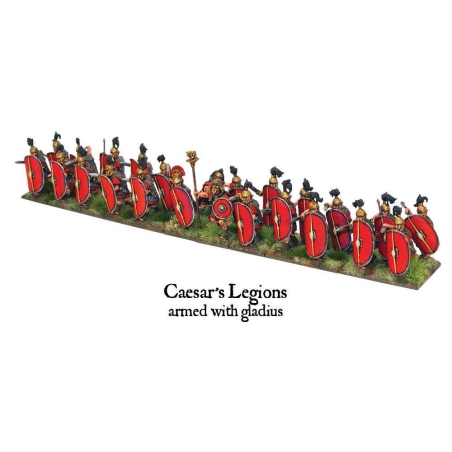 Caesarian Roman Caesar's Legions w gladius/slings sprue WARLORD GAMES
