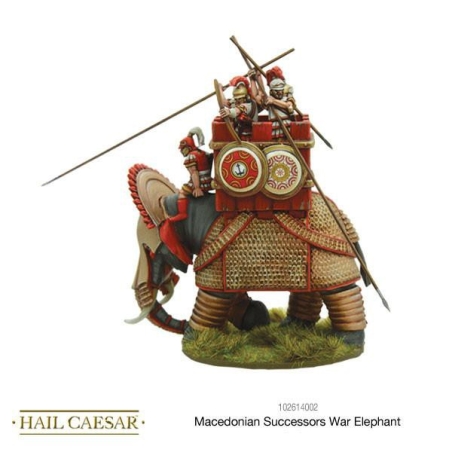 Greek Macedonian Successor War Elephant (1) 28mm Ancients SPQR WARLORD ...