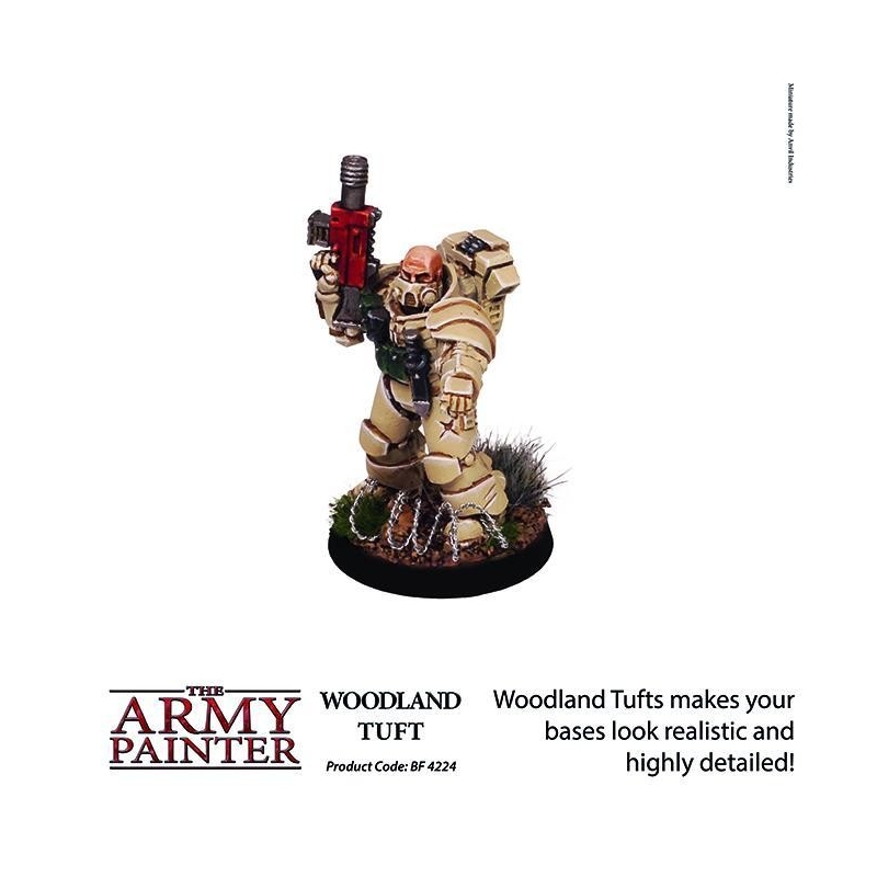Woodland Tufts Basing material Flock ARMY PAINTER
