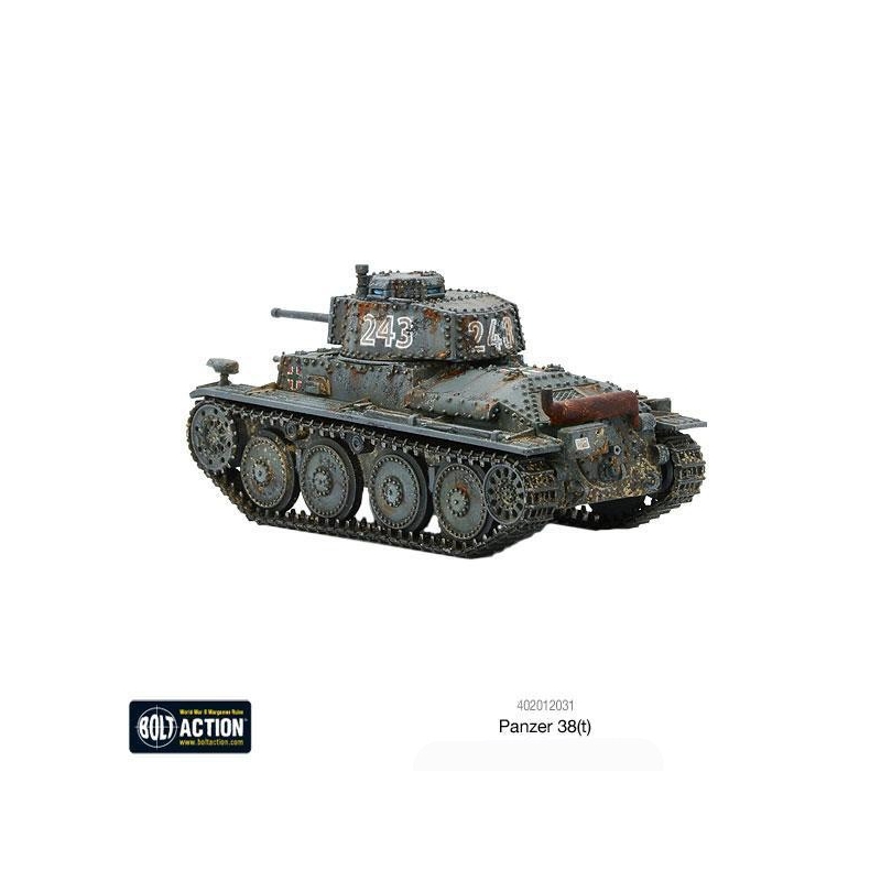German Panzer 38(t) Light tank NO BOX SALE! WWII 28mm 1/56th (no box ...