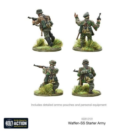 German Waffen SS Starter Army box set 28mm WWII WARLORD GAMES