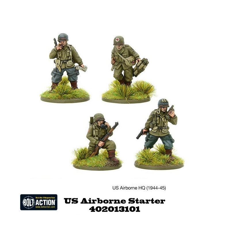 U.S. Airborne starter Army box set 28mm WWII WARLORD GAMES