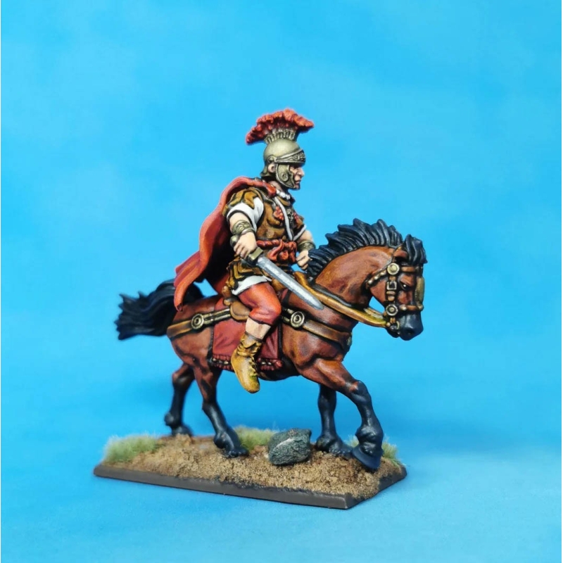 Early Imperial Roman Mounted Generals Sprue (3) 28mm VICTRIX MINIATURES