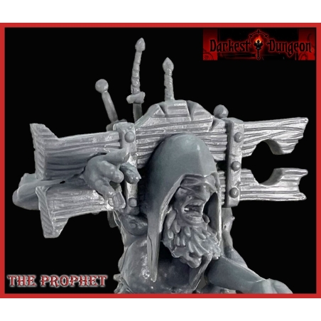 THE PROPHET w/attack pews! 28mm RPG miniatures DARKEST DUNGEON