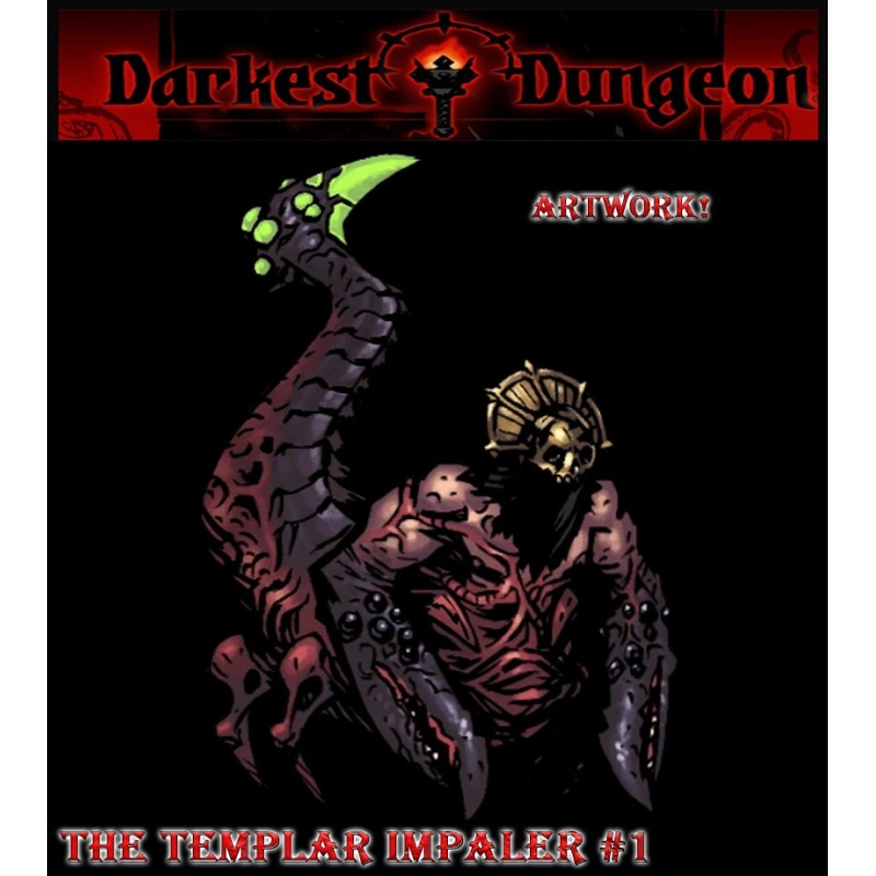 TEMPLAR IMPALER 1 Large Miniature 28mm RPG miniatures DARKEST DUNGEON