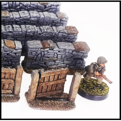 Stonewall set 28mm Terrain WWII FRONTLINE GAMES