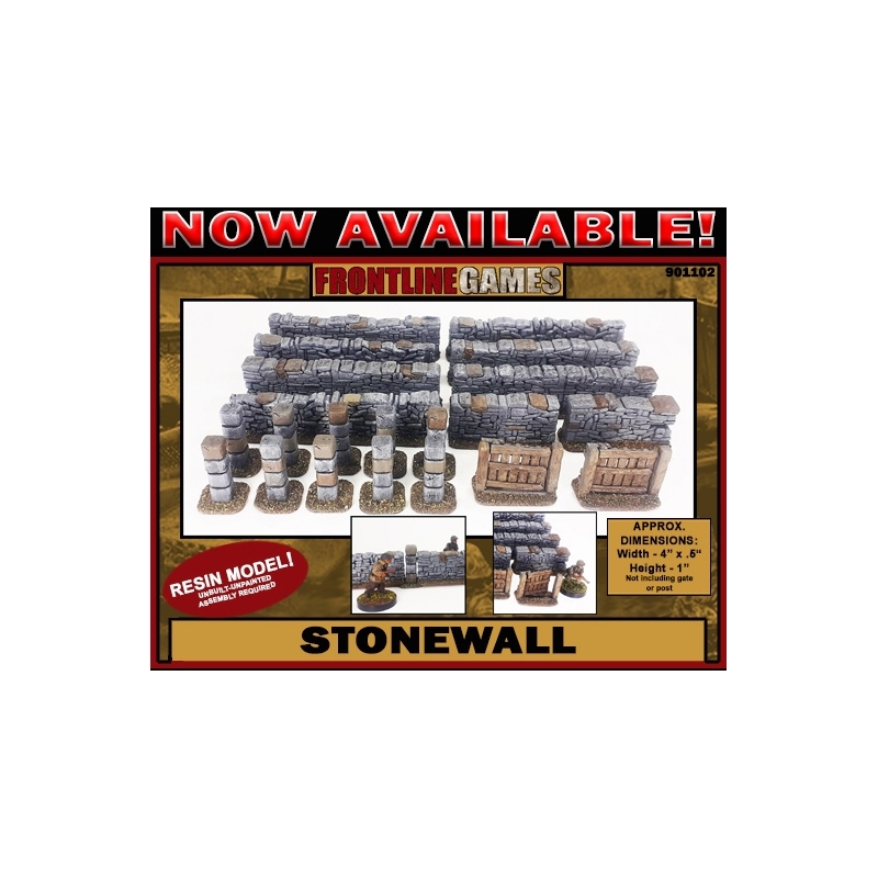 Stonewall set 28mm Terrain WWII FRONTLINE GAMES