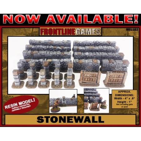 Stonewall set 28mm Terrain WWII FRONTLINE GAMES